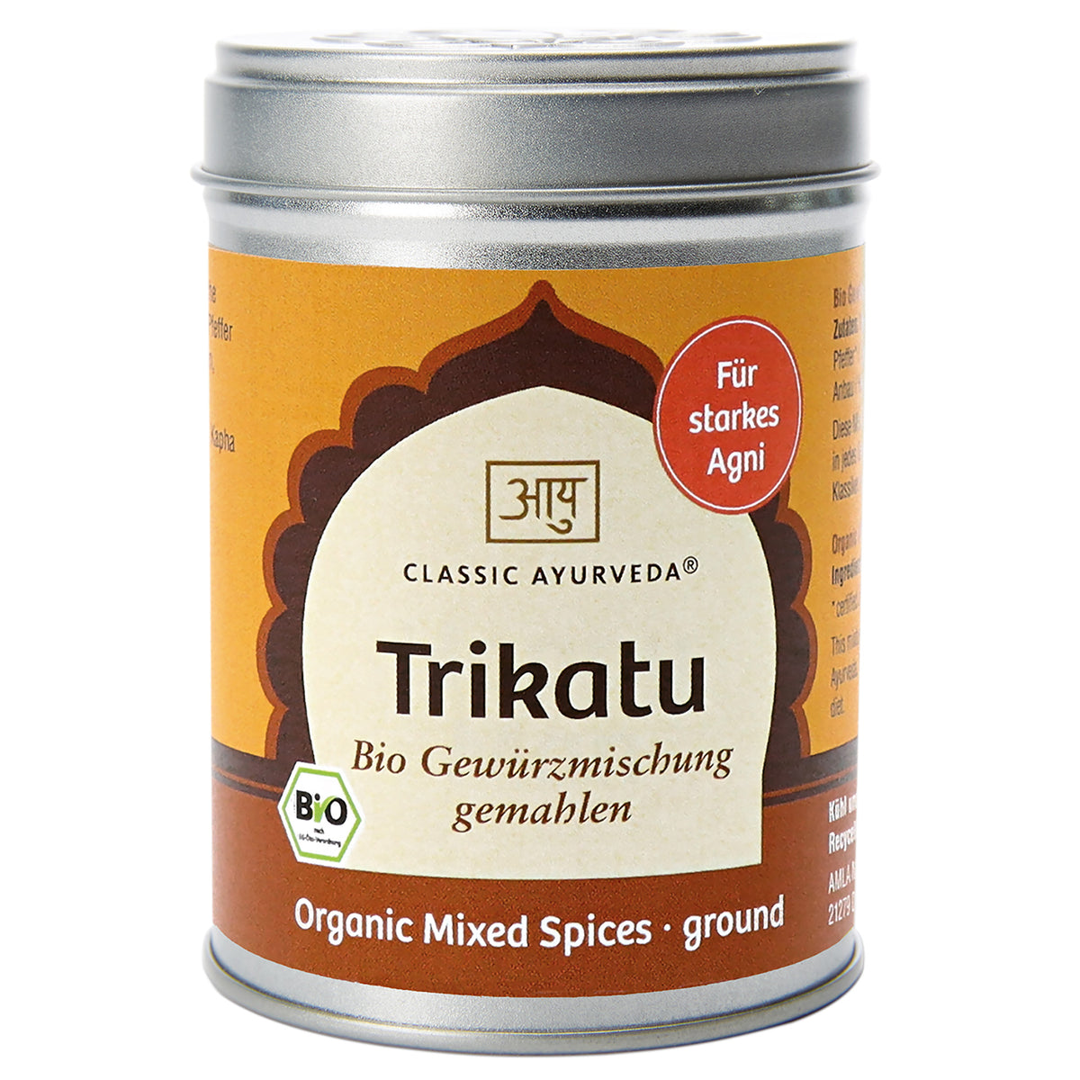 Organic Trikatu spice mix, 80 g | YOGISHOP