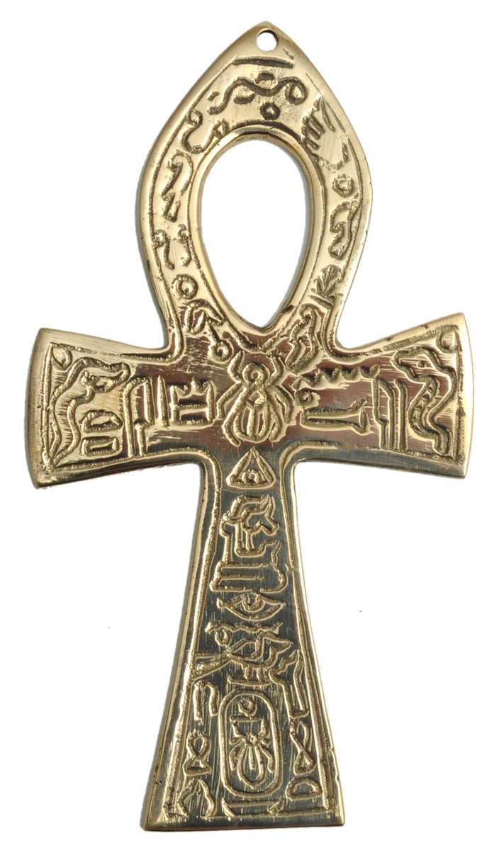 Ankh symbol, brass | YOGISHOP