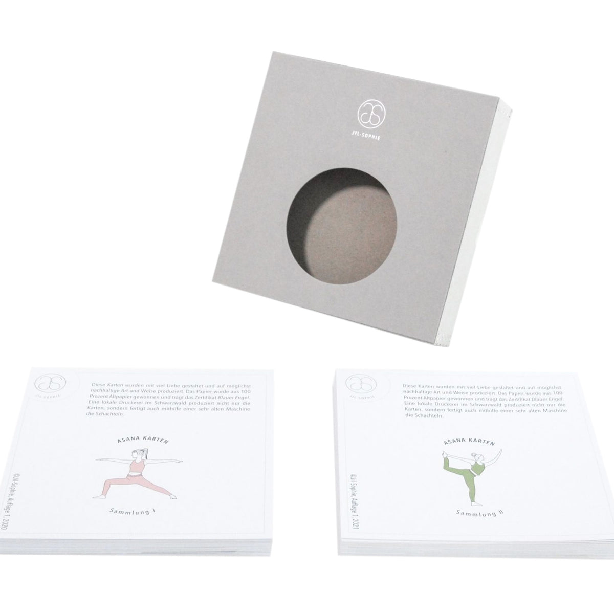 Asana Cards Collection 1 and 2 with Box | YOGISHOP