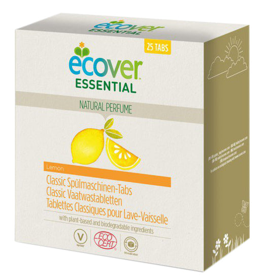 Essential Classic Dishwasher Tabs Lemon, 500 g | YOGISHOP