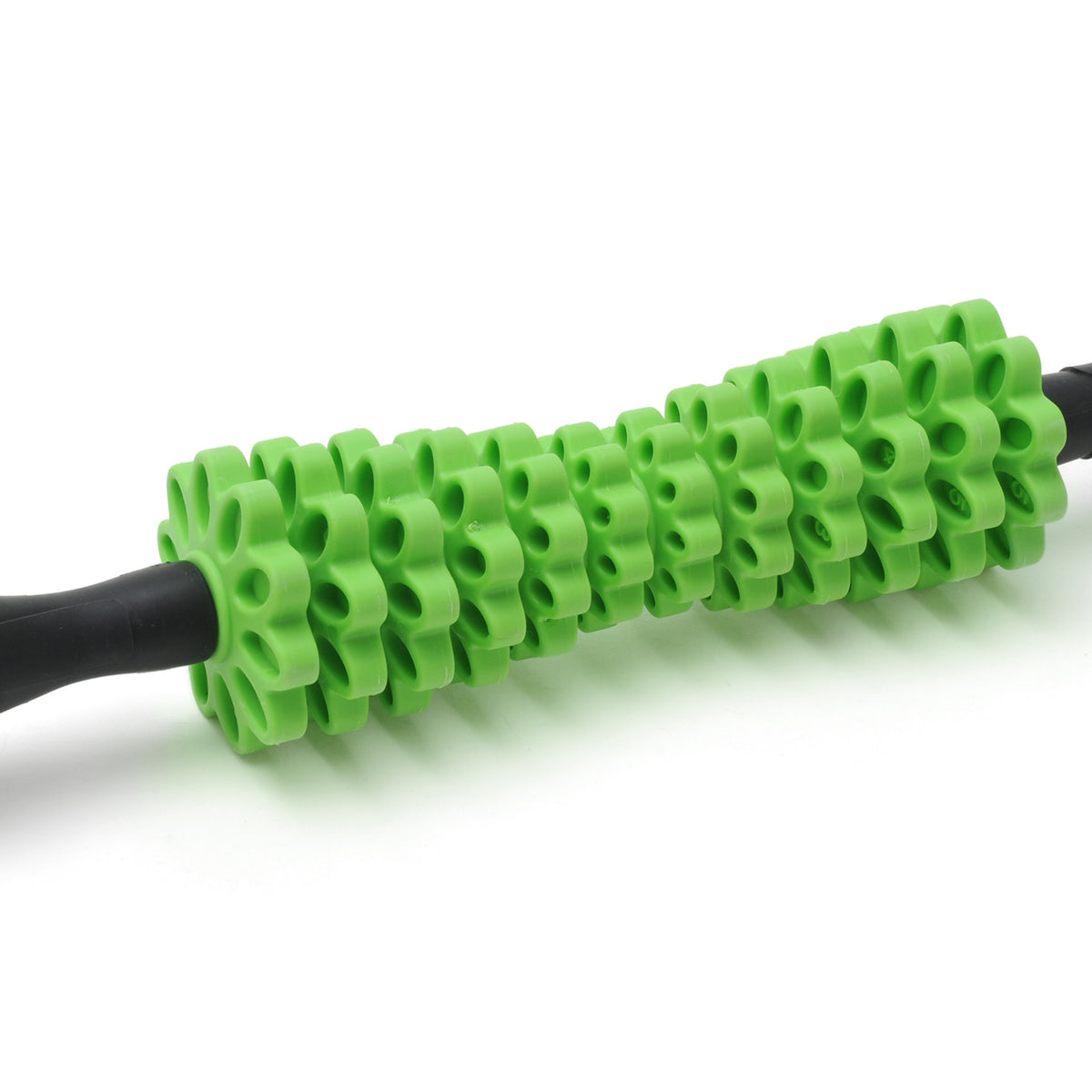 Rodillo de fascia / Rodillo de masaje flor verde | YOGISHOP