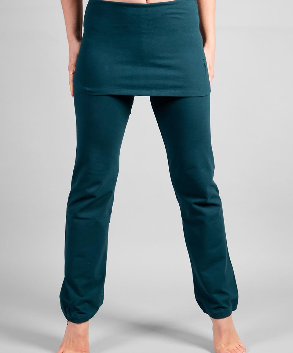 Yoga pants "Sohang" - deep green | YOGISHOP
