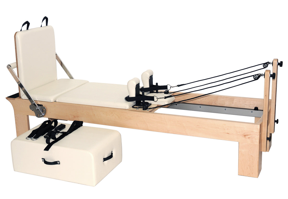 Pilates Reformer Ahorn "Gamba Terapeutica" (incluso Box per Sedersi e ...