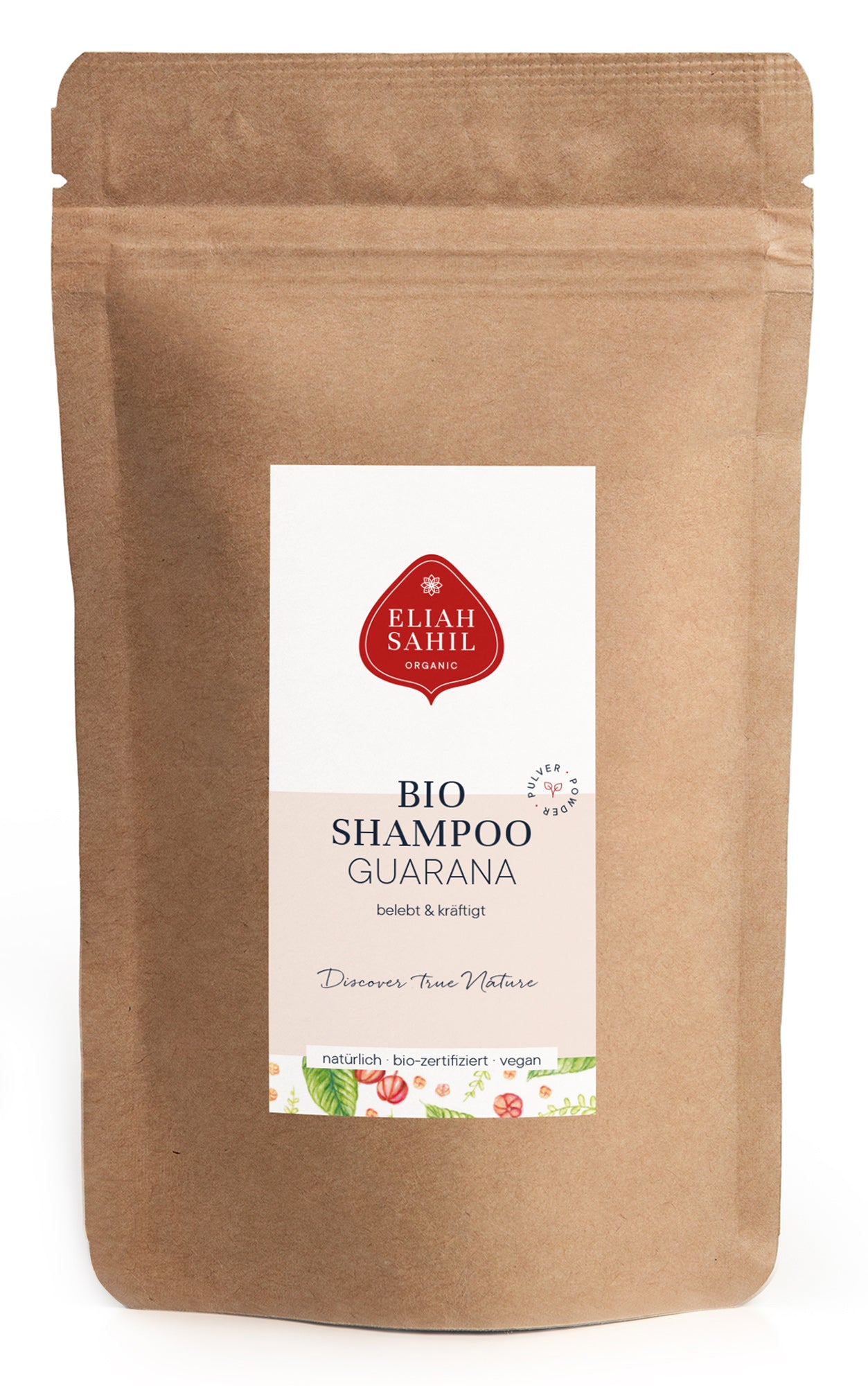Bio Shampoo Powder - Citrus-Guarana, eco refill-bag, 250 g | YOGISHOP