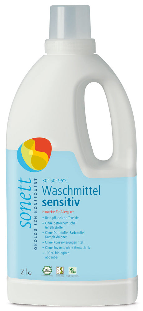 Detergent liquid sensitive, 2 l | YOGISHOP