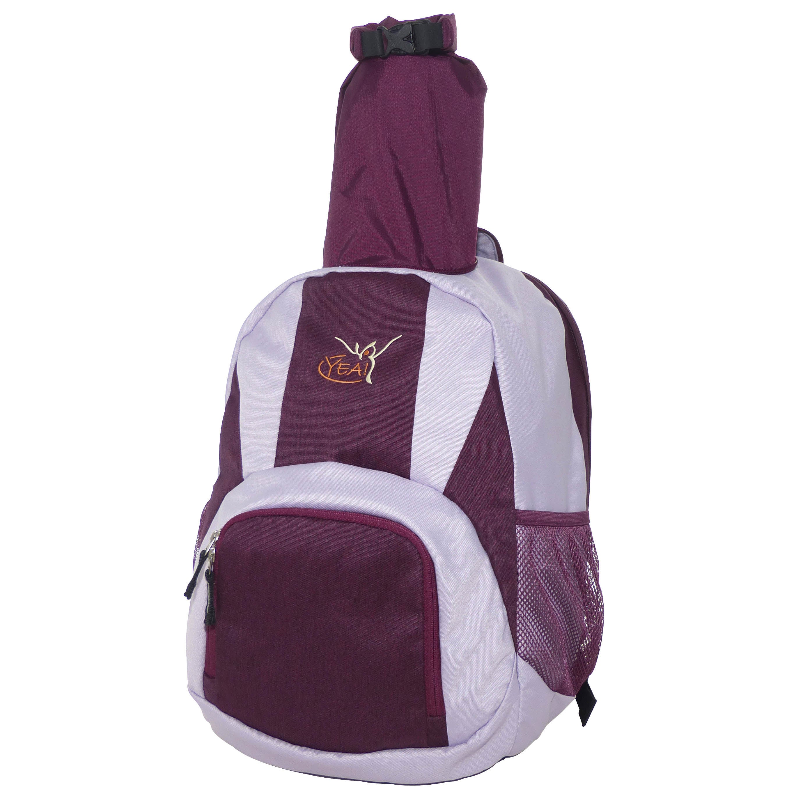 Yoga backpack "Yea!" - elderberry | YOGISHOP